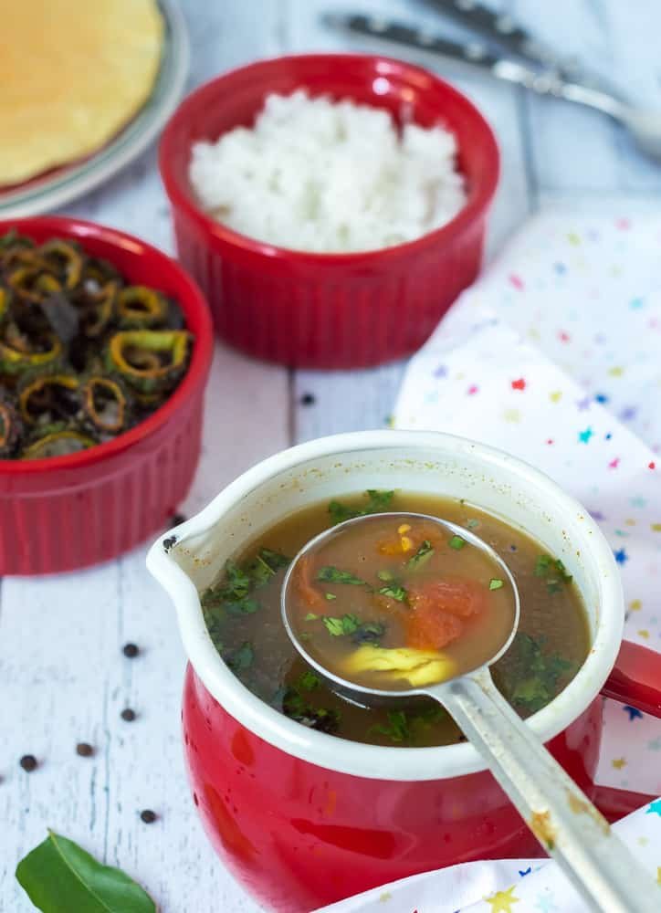 Instant Milagu Rasam (pepper cumin soup) • The Magic Saucepan